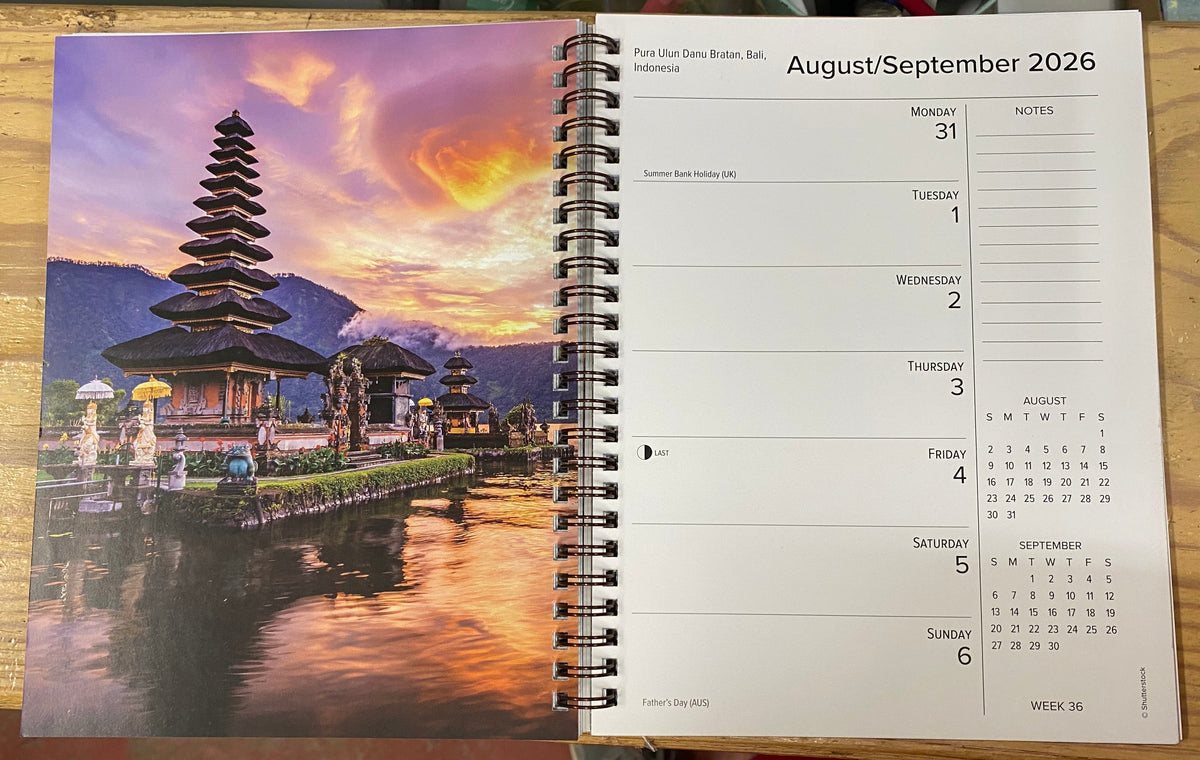 Destinations - 2026 Engagement Calendar - Spiral Spine – Sassy Extras